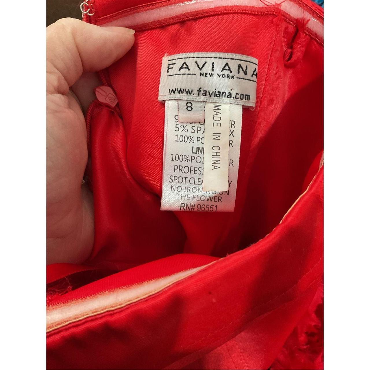Faviana New York Formal Dress Beautiful Rose Bottom... - Depop