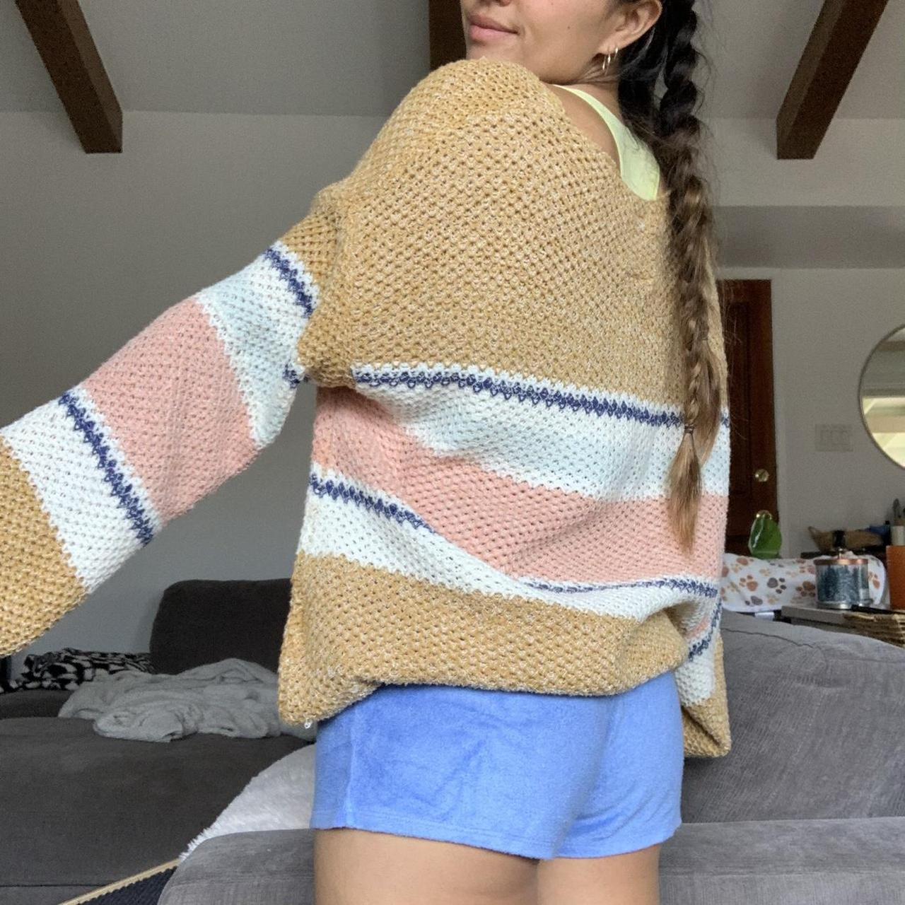 Rip curl Beachy Sweater Size XL Super cute striped... - Depop