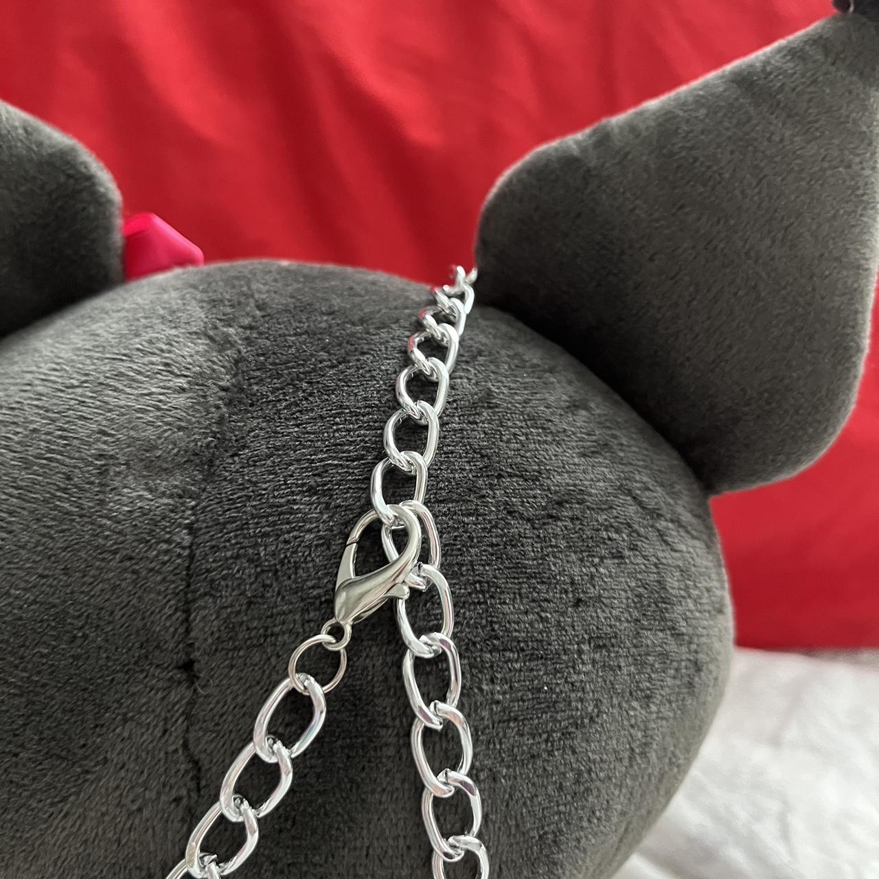 Kuromi plush 🖤🩷 Chain included (can come off)... - Depop