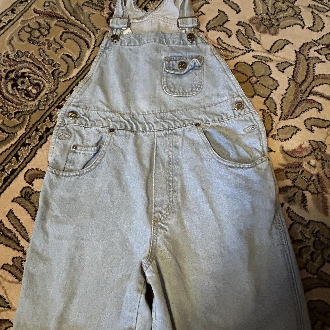 Arizona Blue denim shorts overalls with adjustable... | Depop