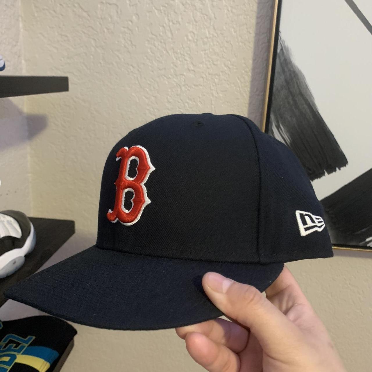 Boston NE Fitted Hat Size 7 1 4 57 7cm 10 10 Depop Boston NE Fitted Hat Size 7 1 4 57 7cm 10 10 Depop