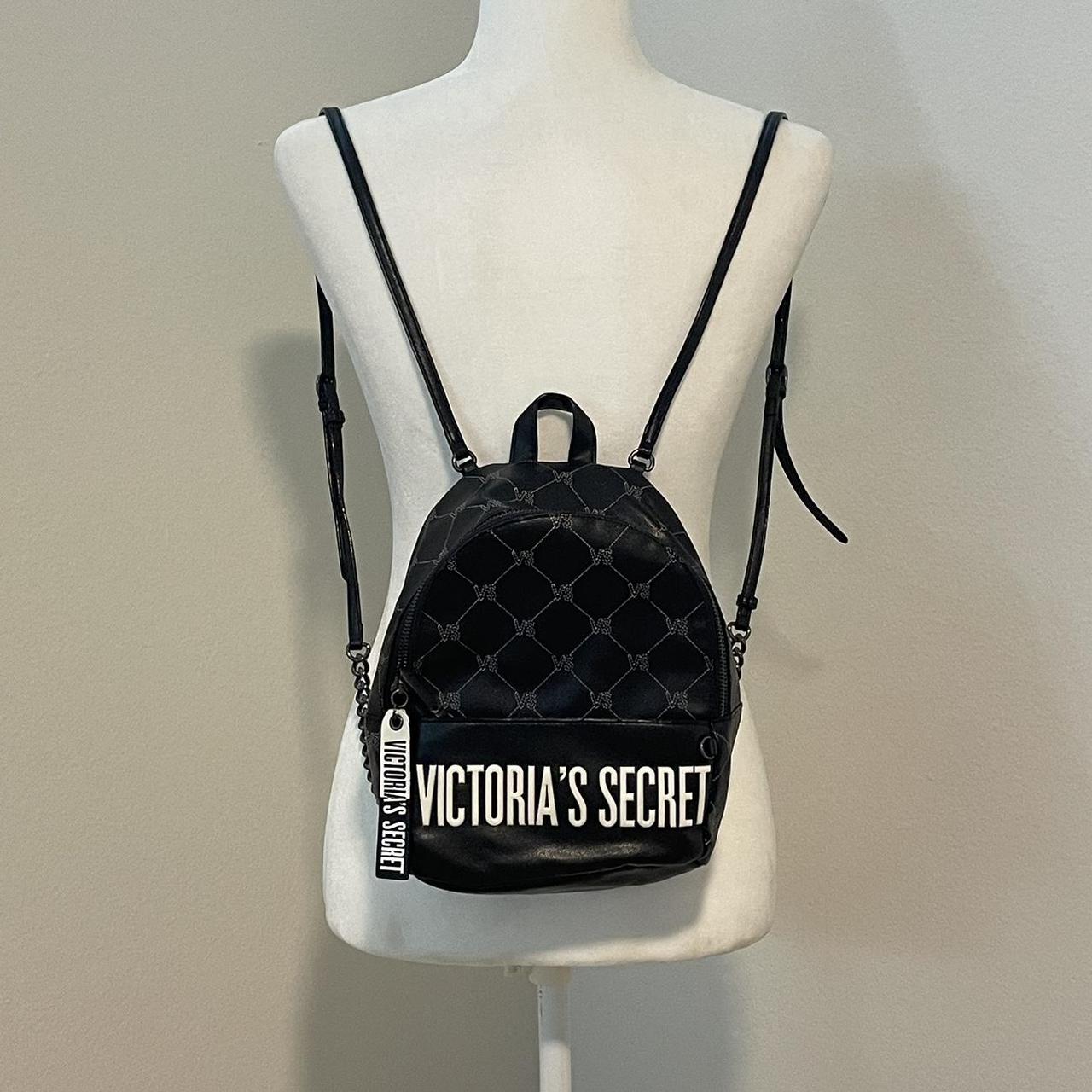 Victoria’s Secret small backpack Black mini... - Depop