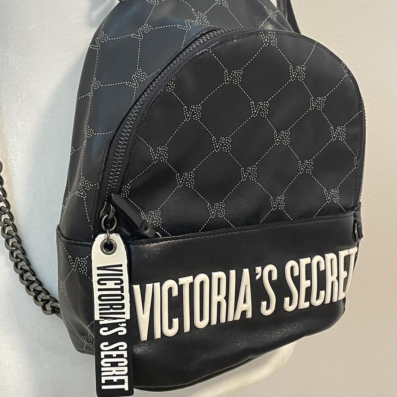 Victoria’s Secret small backpack Black mini... - Depop