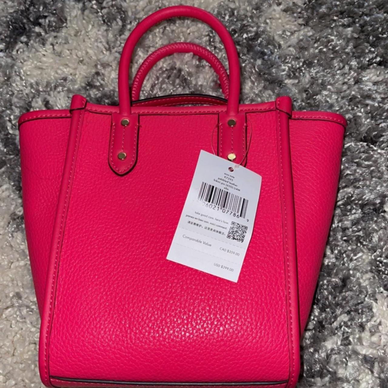 Kate Spade Hot Pink Mini Tote Brand new tags attached - Depop