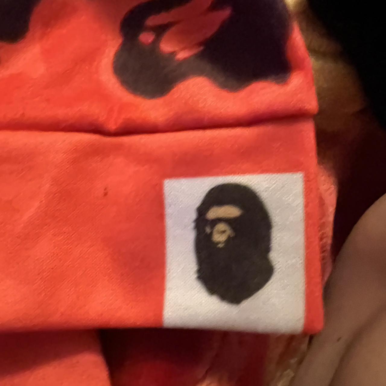 fake bape zip up size small, fits like an xxs or xs - Depop