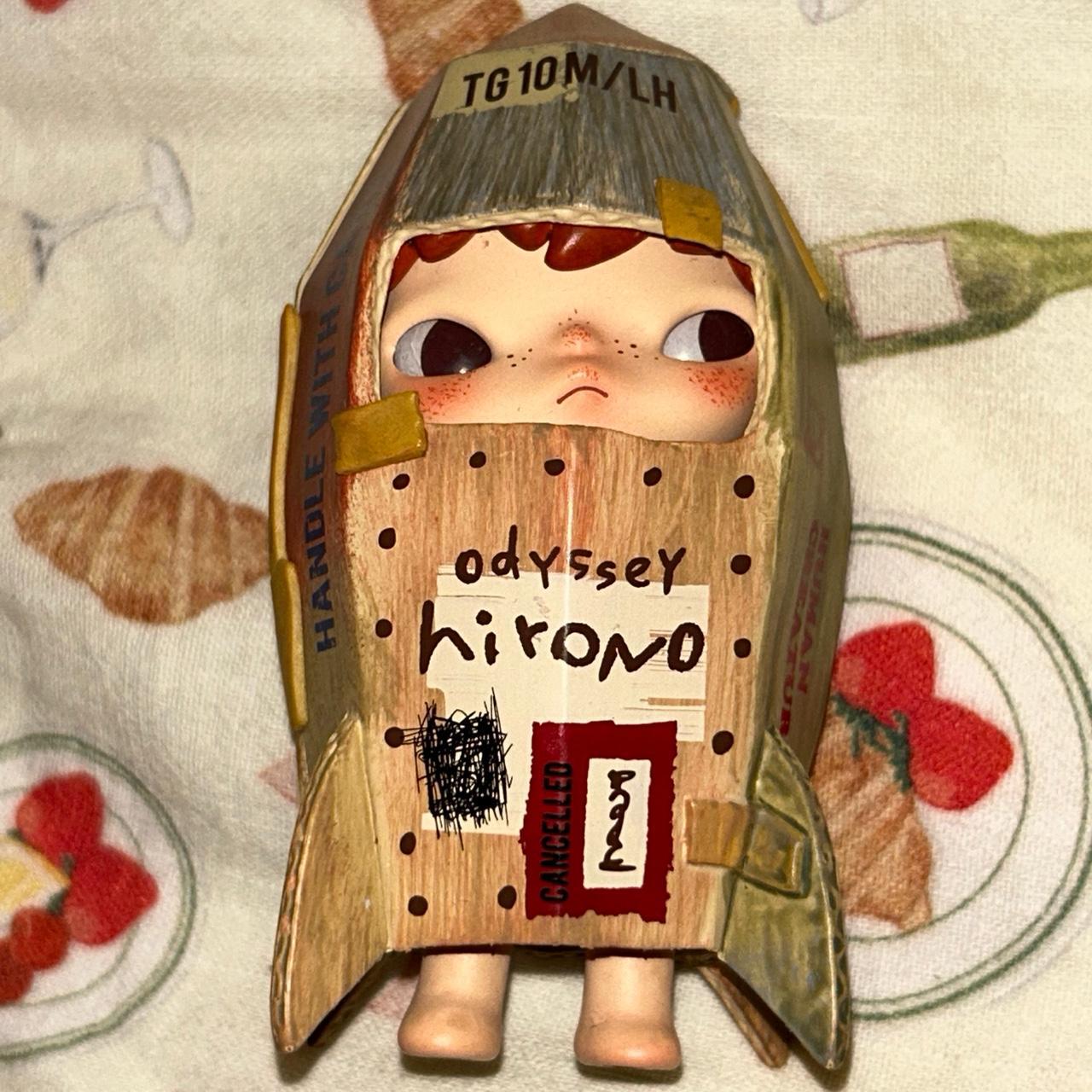Hirono Figure Rocket Ship Cardboard MSG BEFORE... | Depop