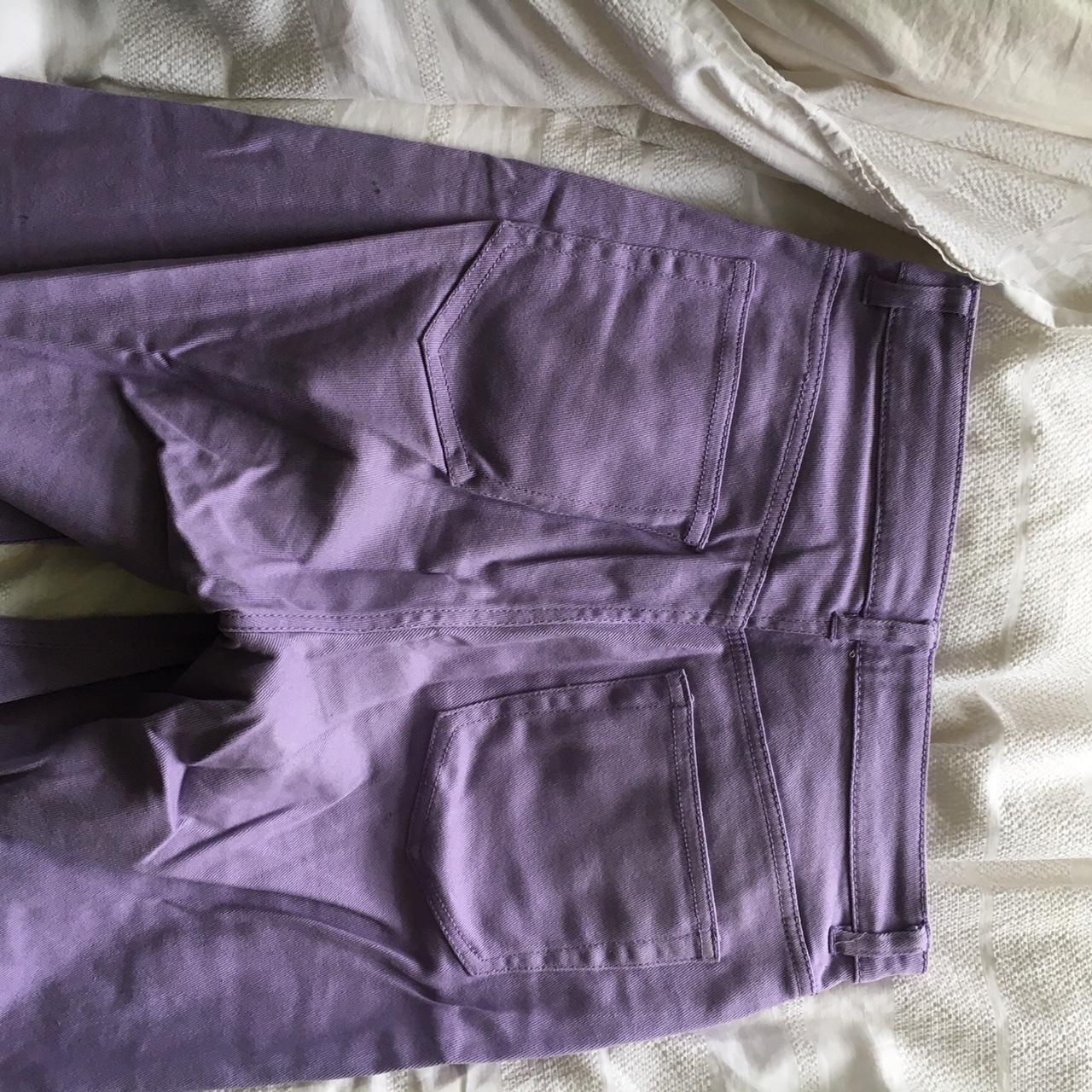 Cute pastel purple mom jeans from H&M. Only worn a... - Depop