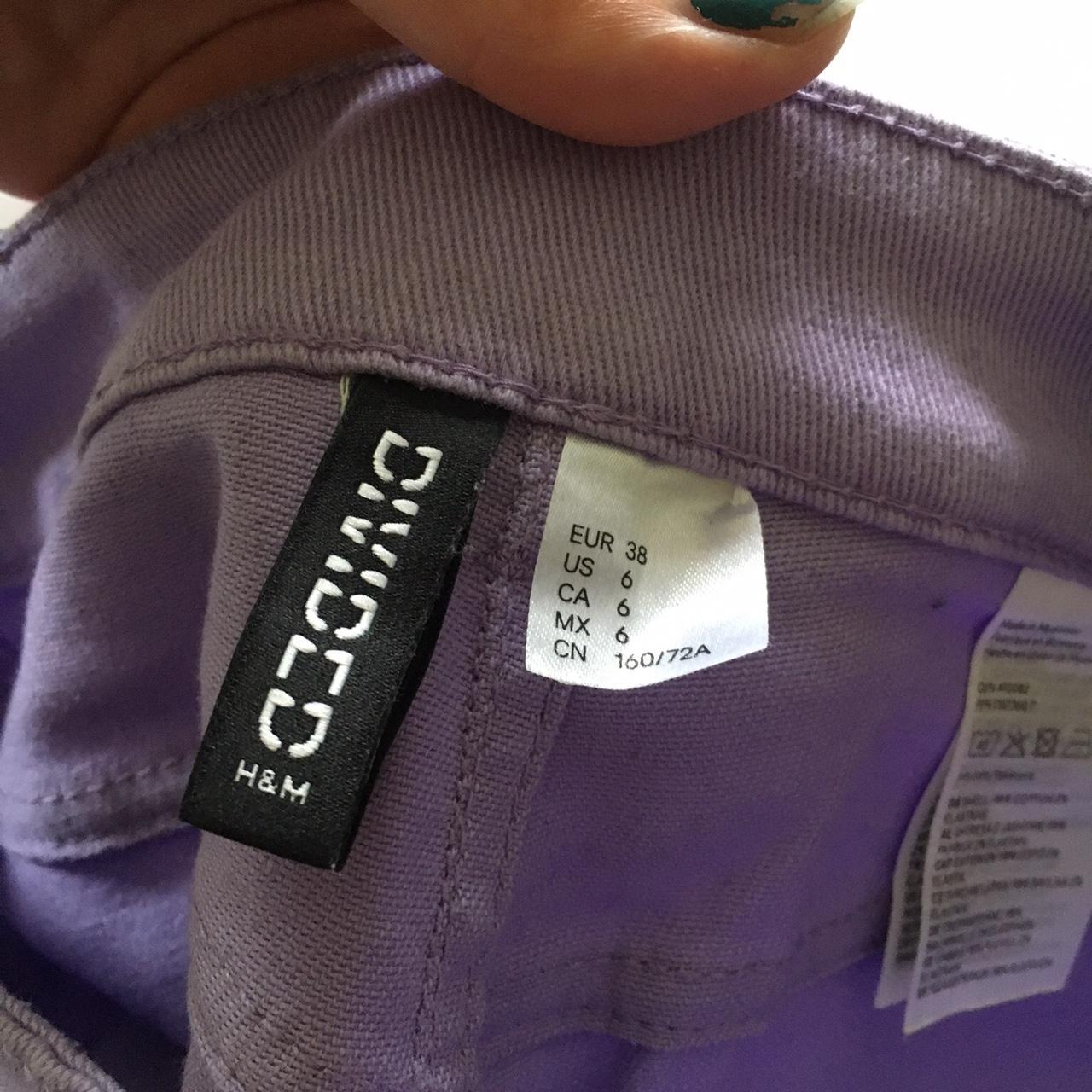 Cute pastel purple mom jeans from H&M. Only worn a... - Depop