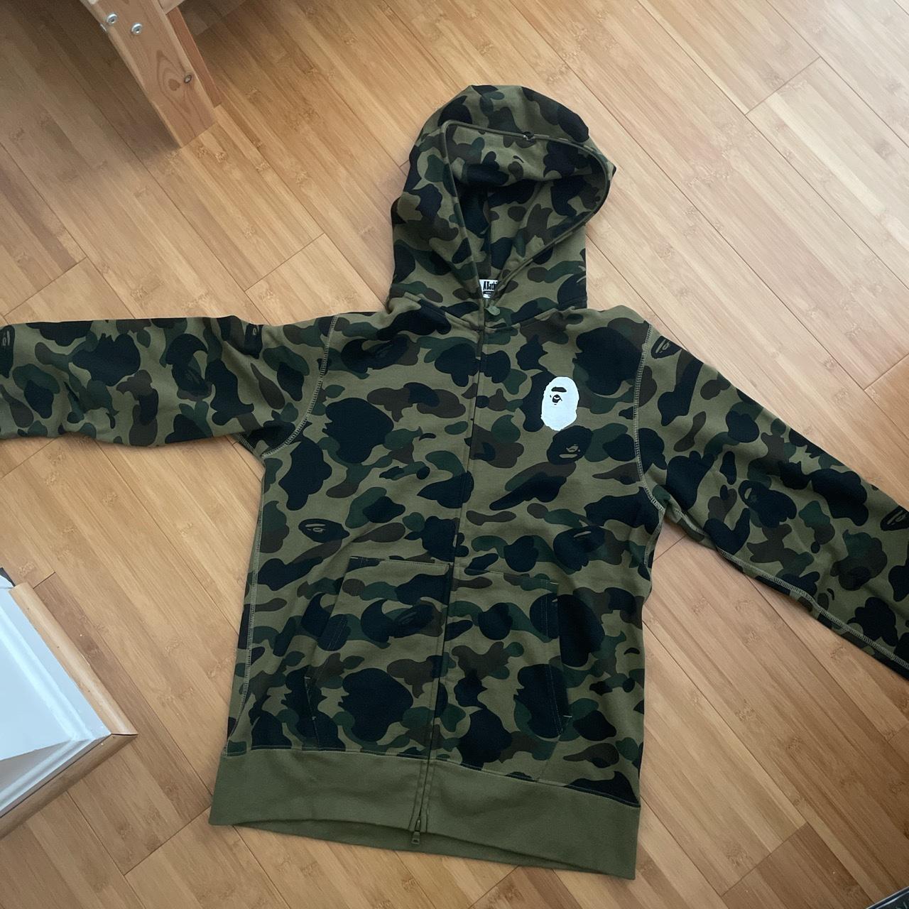 Bape zip up 10/10 Never worn Bought at Bape store... - Depop