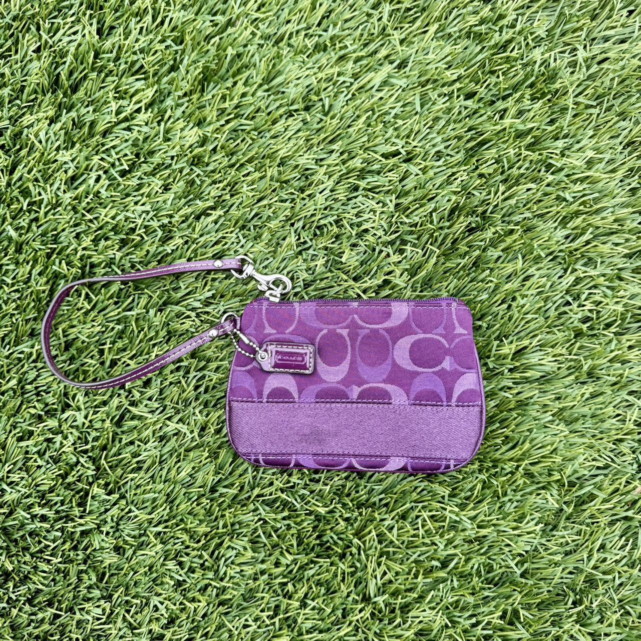 Coach purple coin purse - Depop