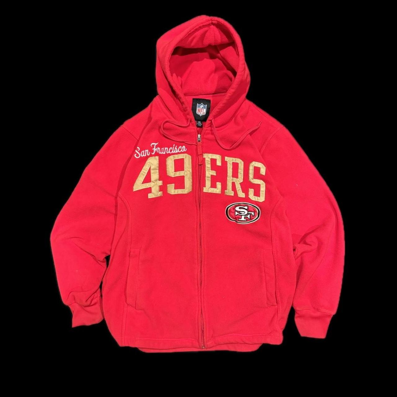 Sick 49’s fleece zip up jacket hoodie thing - size... - Depop