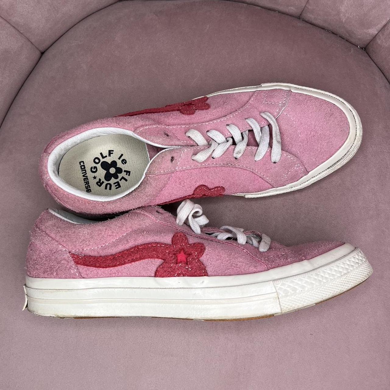 Golf le Fleur Tyler the Creator X Converse two tone... - Depop