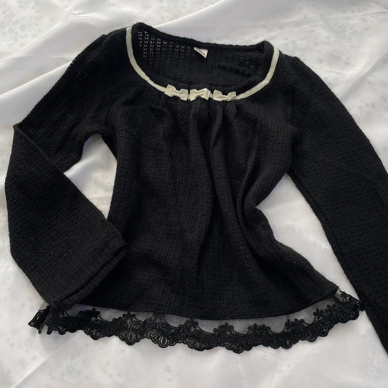 axes femme bow knit sweater ════ஓ๑♡๑ஓ════ -... - Depop