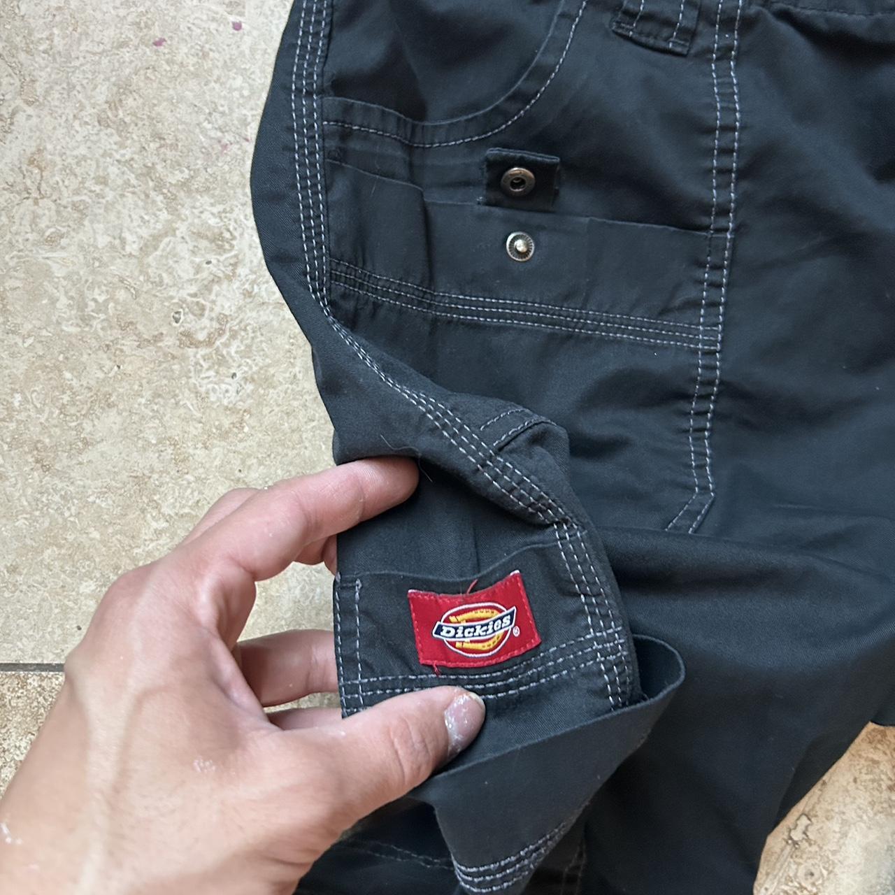 Dickie sweats with distressed leg openings Size... - Depop