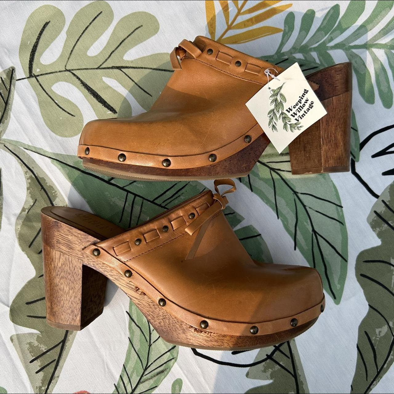 The perfect summer clog These 90s wooden clogs are... - Depop