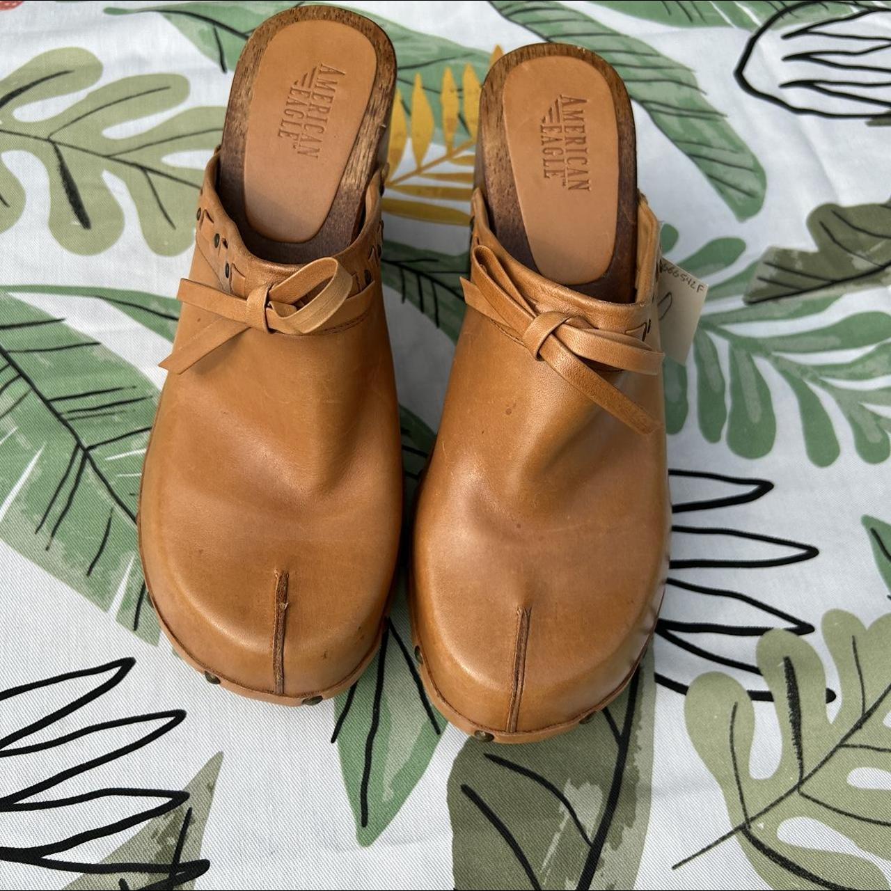 The perfect summer clog These 90s wooden clogs are... - Depop