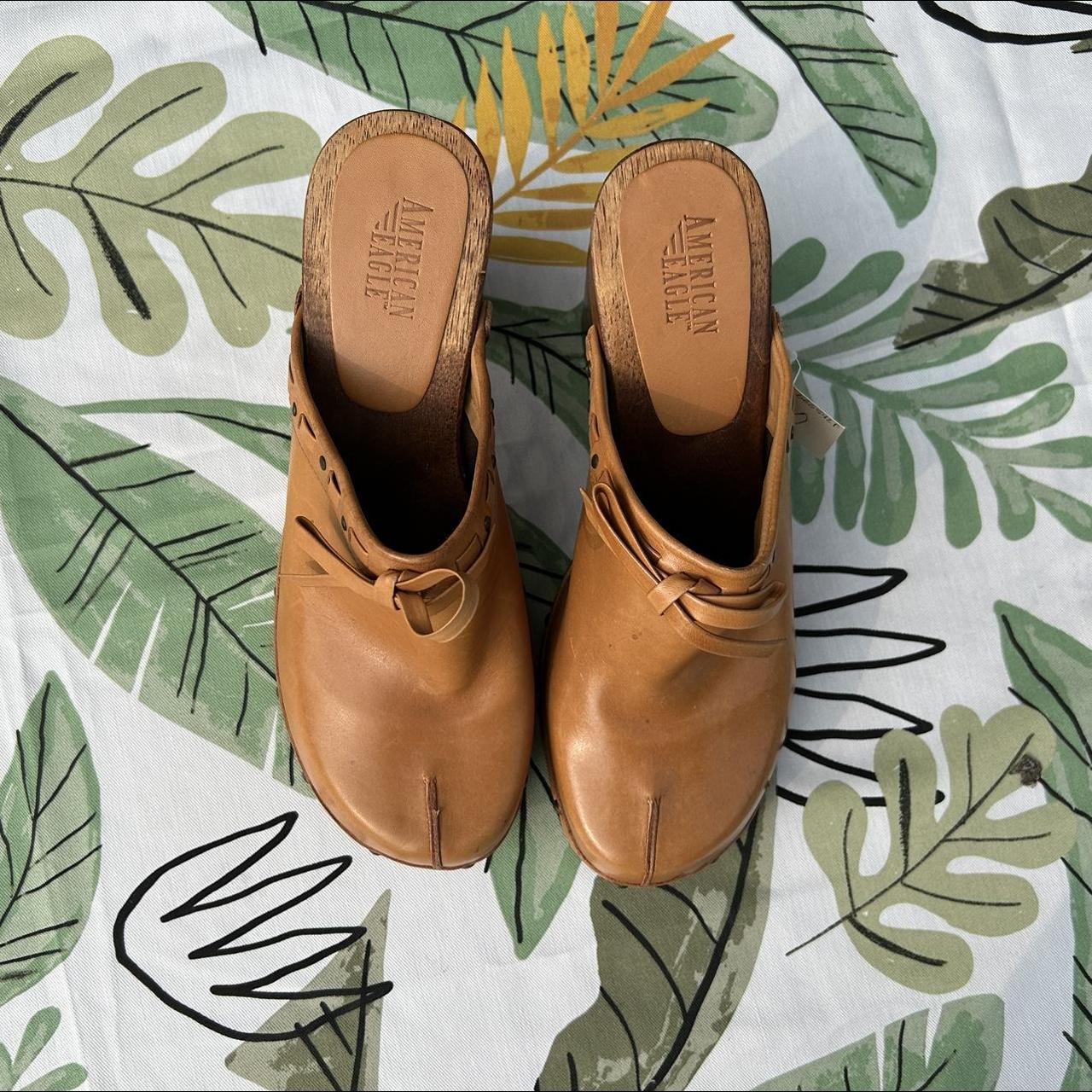 The perfect summer clog These 90s wooden clogs are... - Depop