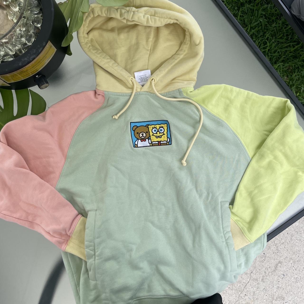 Teddyfresh x Spongebob collab size small in perfect... - Depop