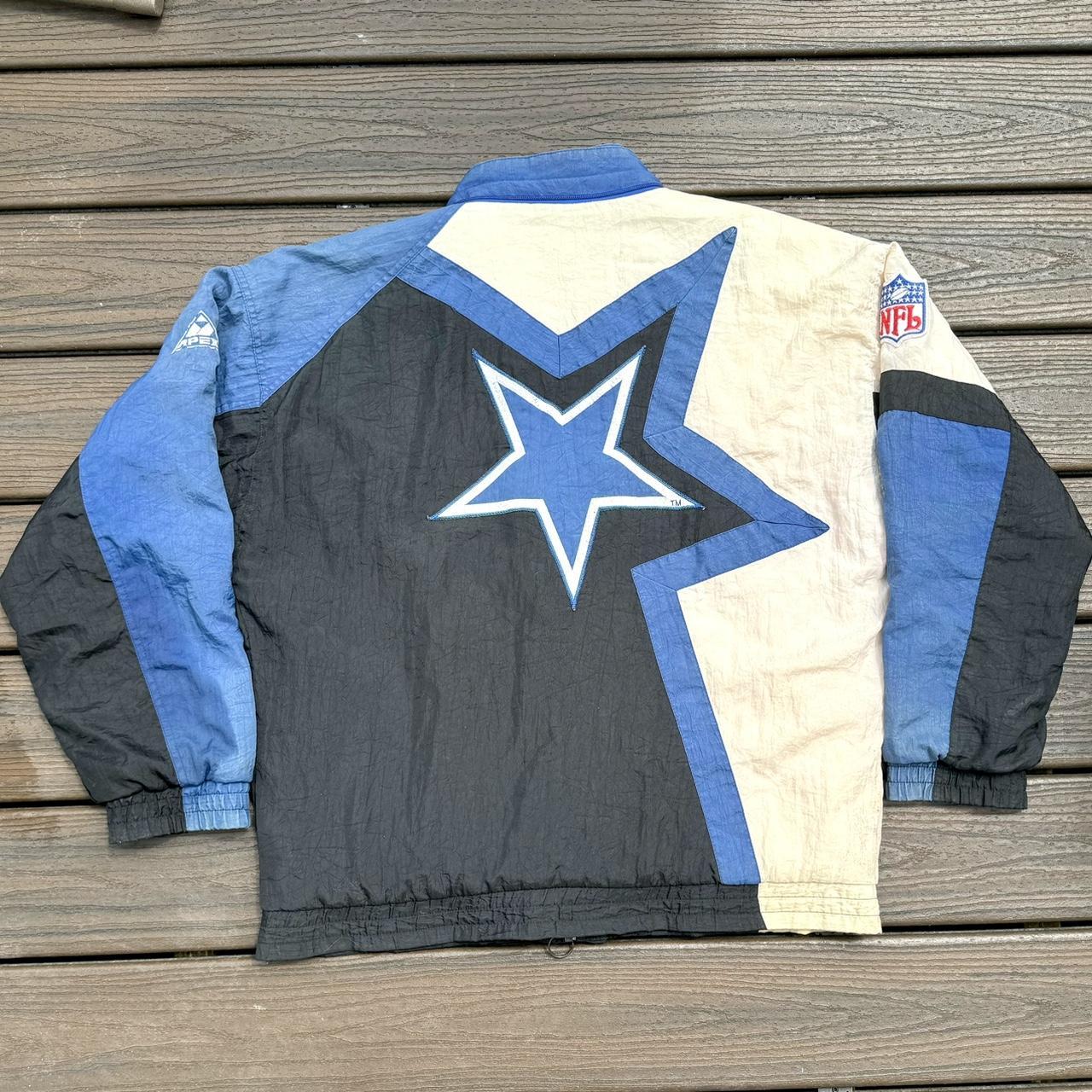Vintage Dallas Cowboys NFL pro line windbreaker... - Depop