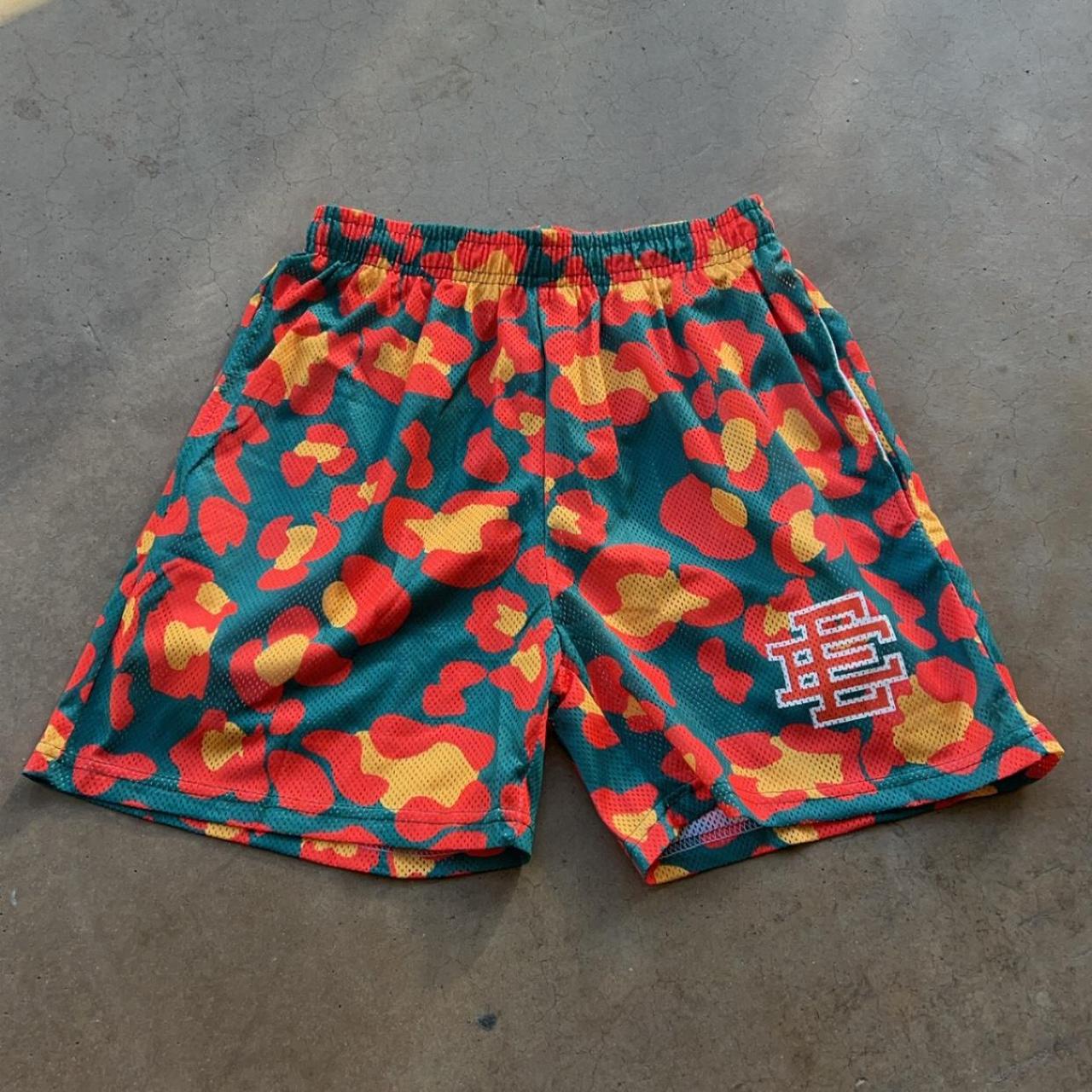 Eric Emanuel EE Basic Short Cheetah Print Size... - Depop
