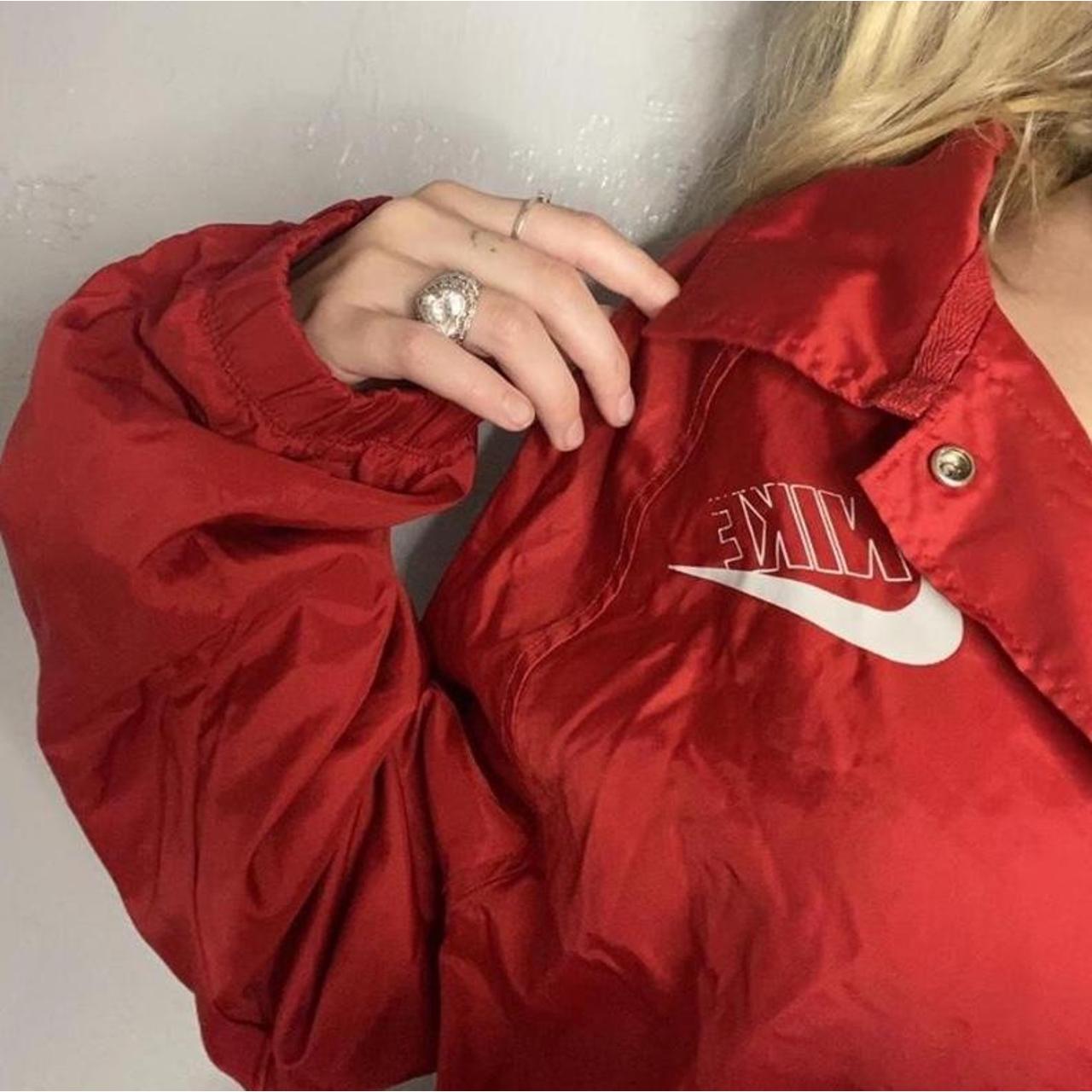 Nike windbreaker button up jacket Size: S/M/L - Depop