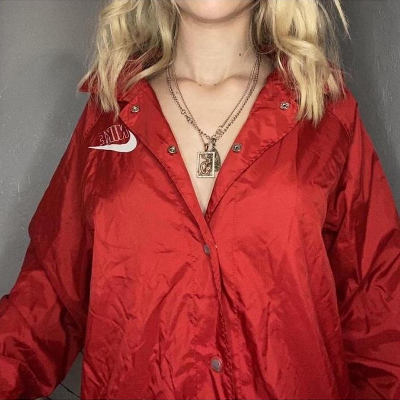 Nike windbreaker button up jacket Size: S/M/L - Depop