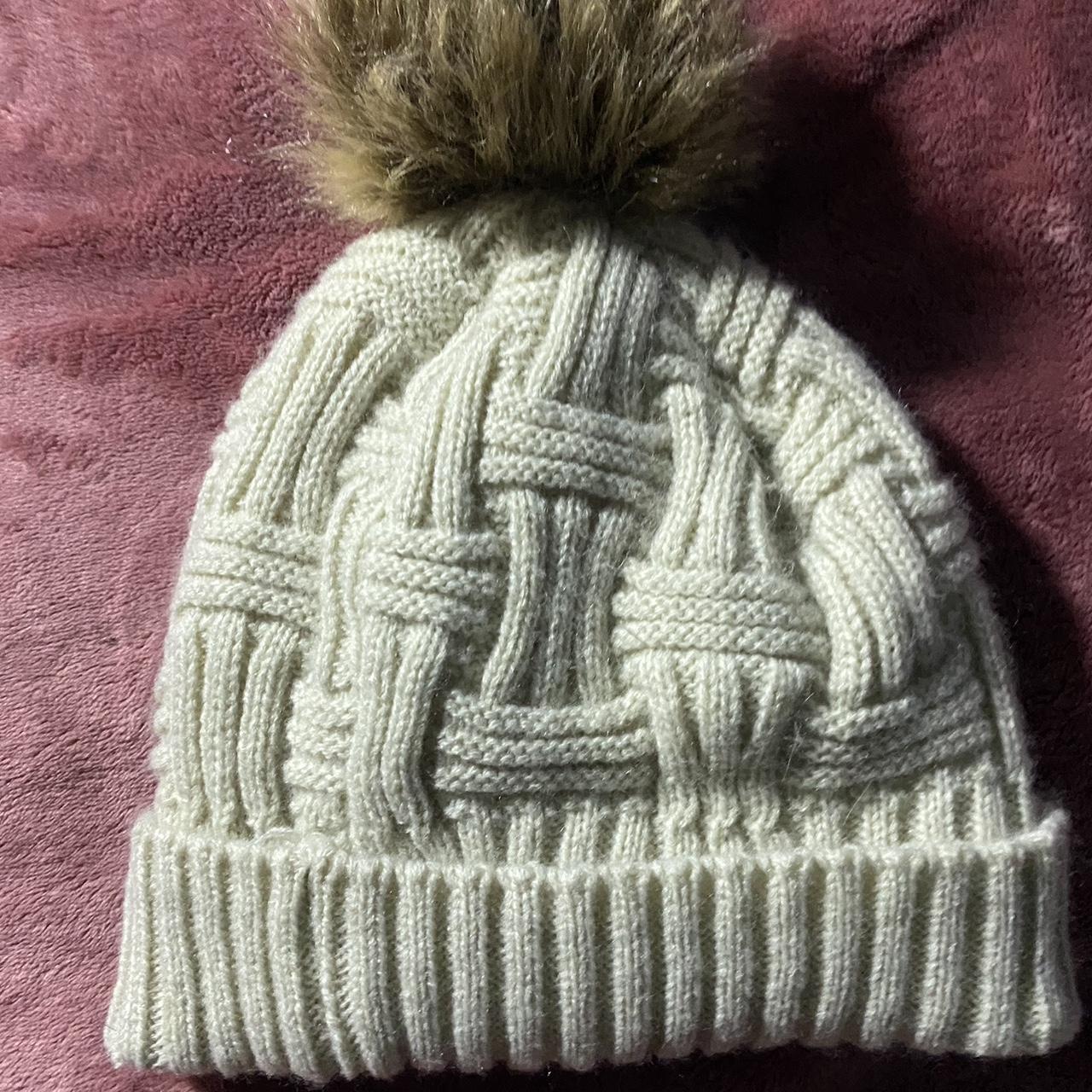 Britts knits neutral tan and brown knitted winter... - Depop