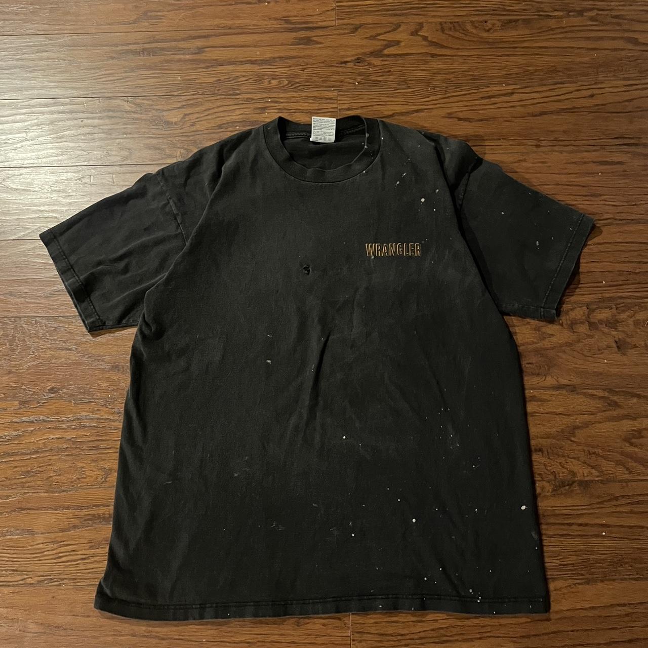 Vintage 90s Wrangler eclipse black distressed... | Depop