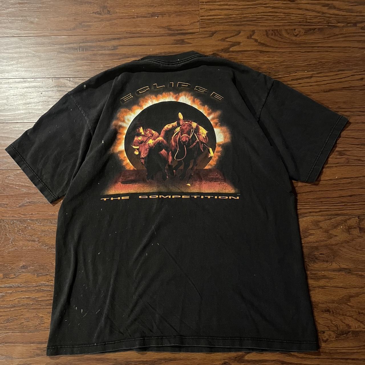 Vintage 90s Wrangler eclipse black distressed... | Depop