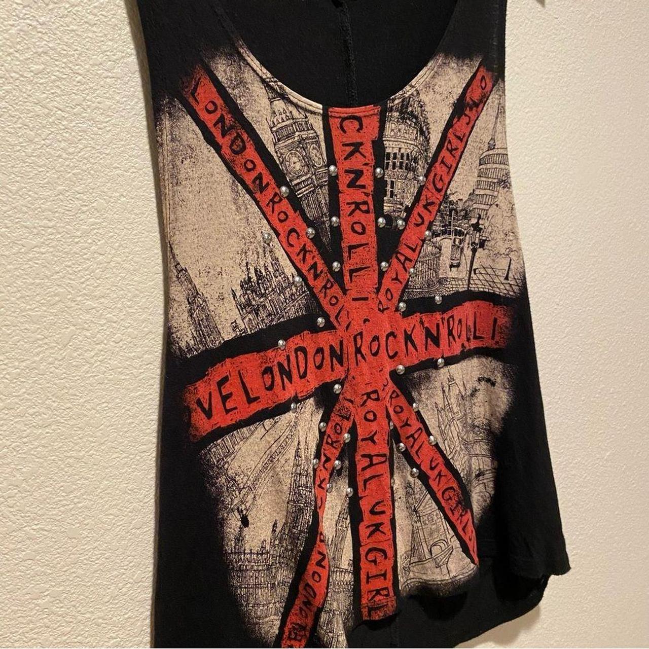 The Clas-sic Women's British Punk Flag Graphic Tank... | Depop