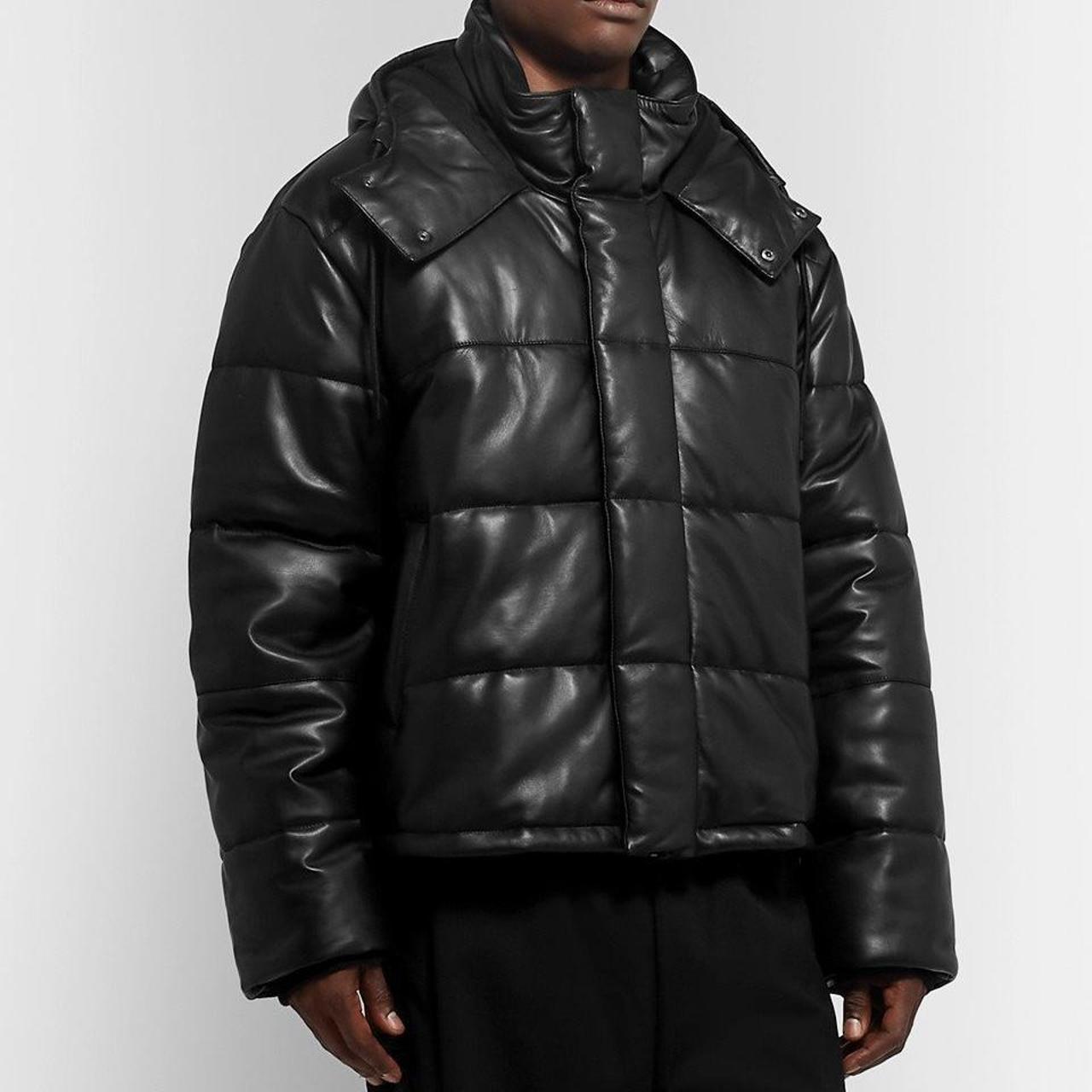 This is a heavy leather jacket that was worn once or... - Depop