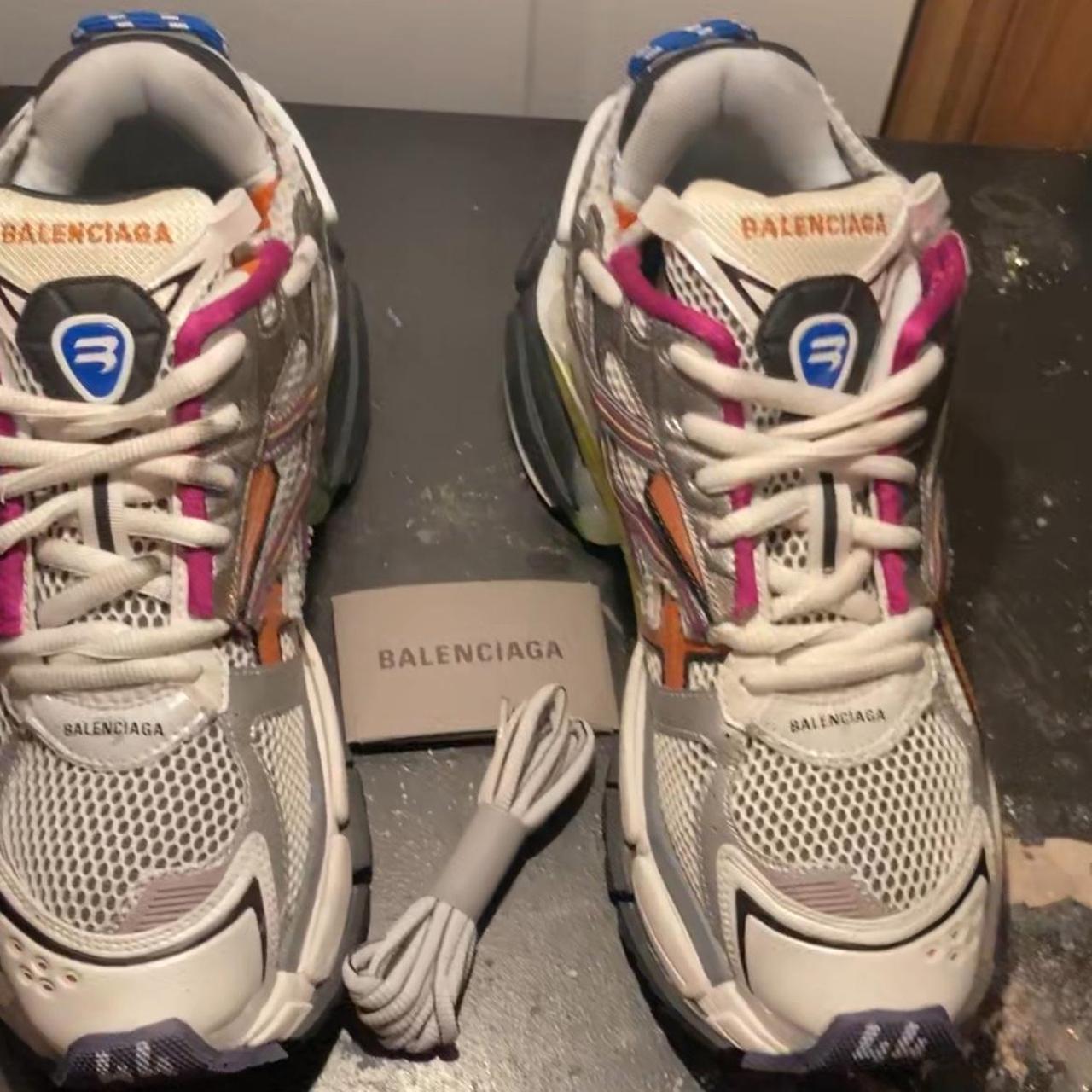 Balenciaga Rainbow Runners size 44 open to... - Depop