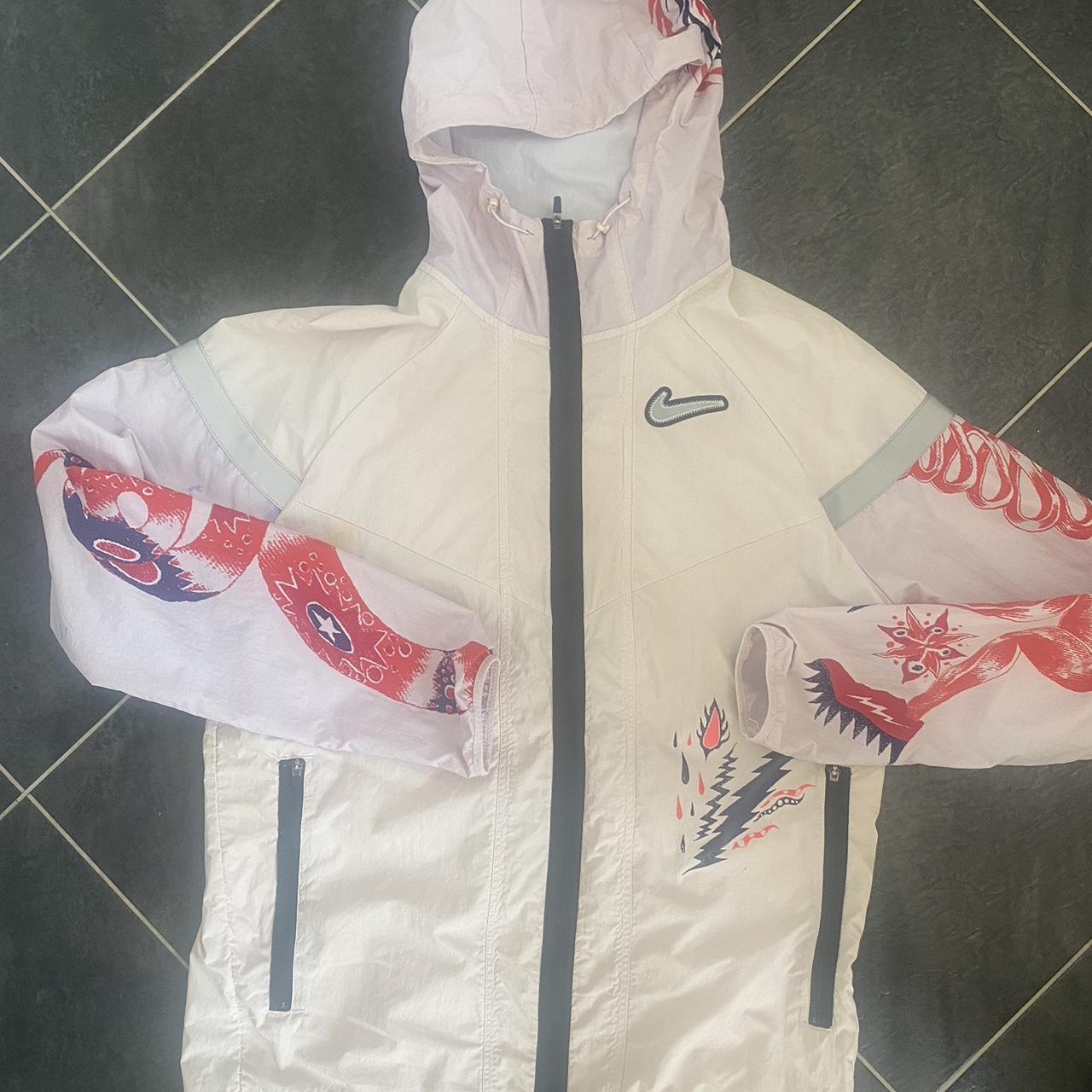 nike chinese dragon windrunner pink foam colourway... - Depop