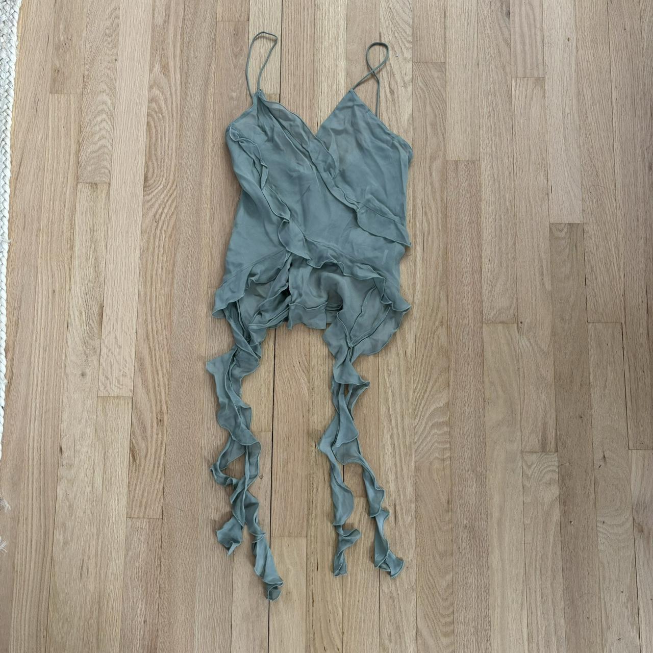 Zara Ruffled Blouse • Size XS • 10/10 Like New... - Depop