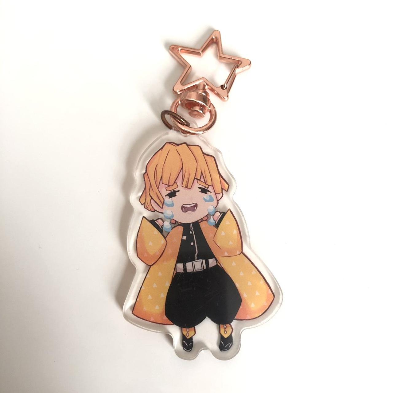 Zenitsu Agatsuma keychain Demon slayer brand new I... - Depop