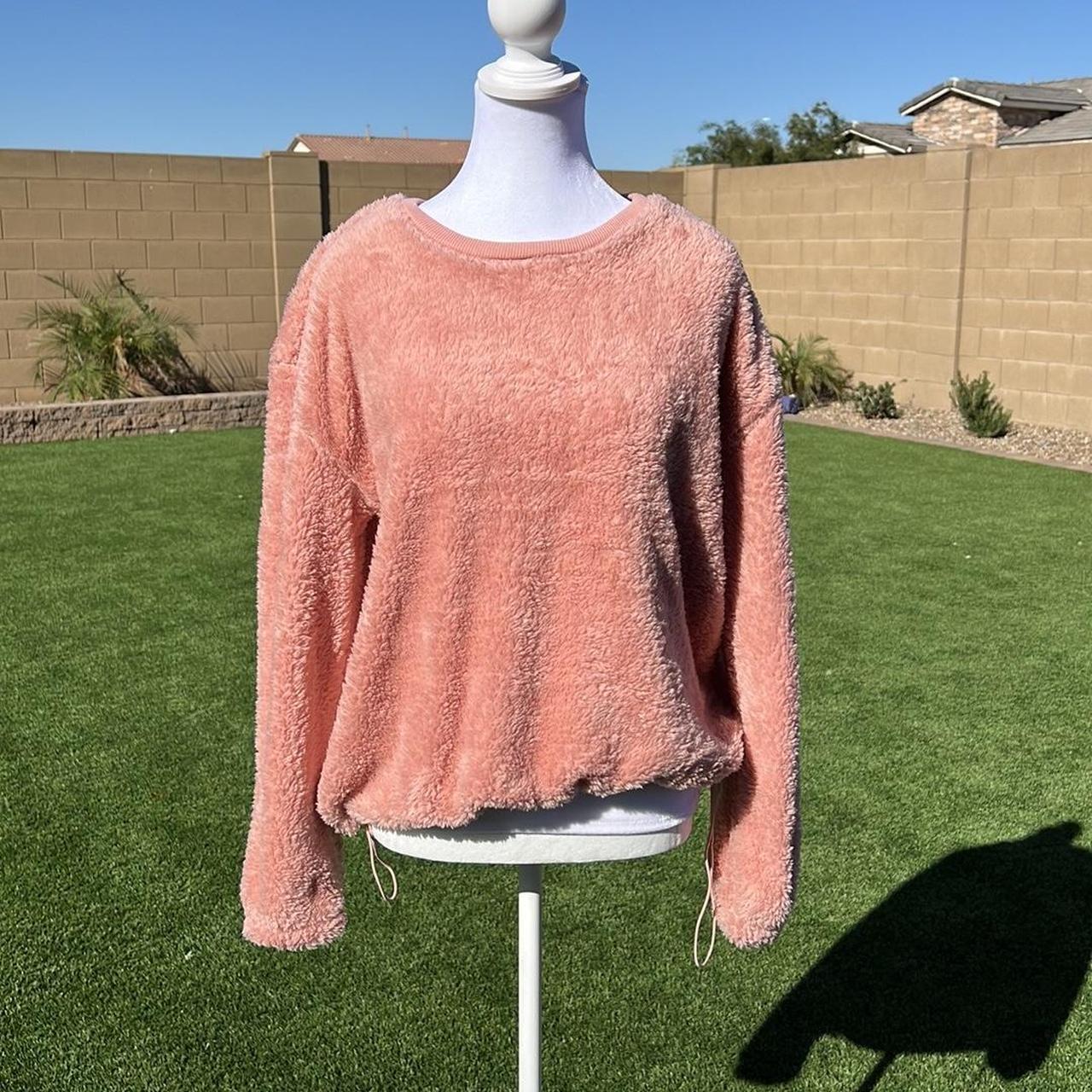 NWT Derek Heart Pullover Sweater Size L Drawstring... - Depop