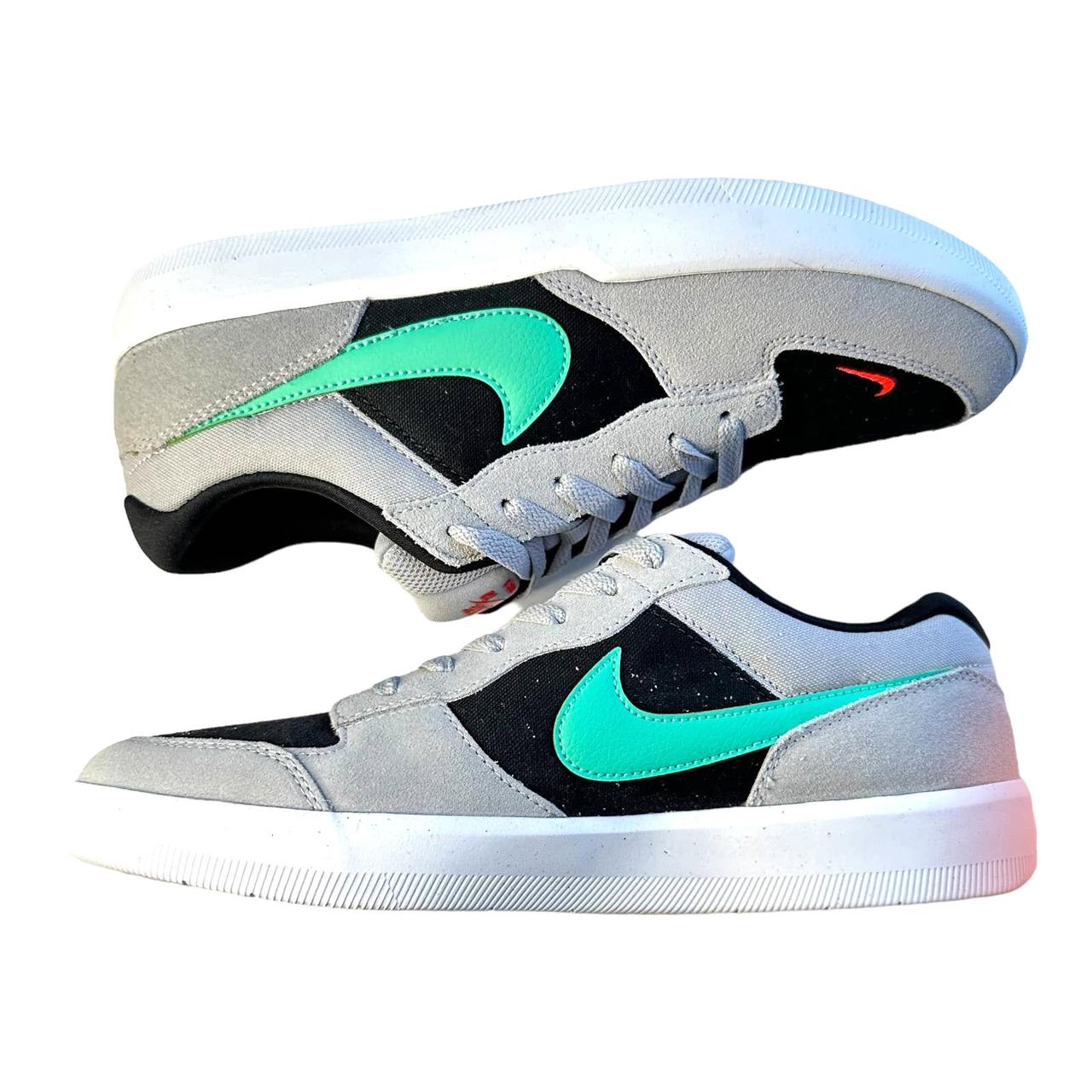 NIKE SB FORCE 58 WOLF GREY TIFFANY BLACK SZ 10.5... - Depop