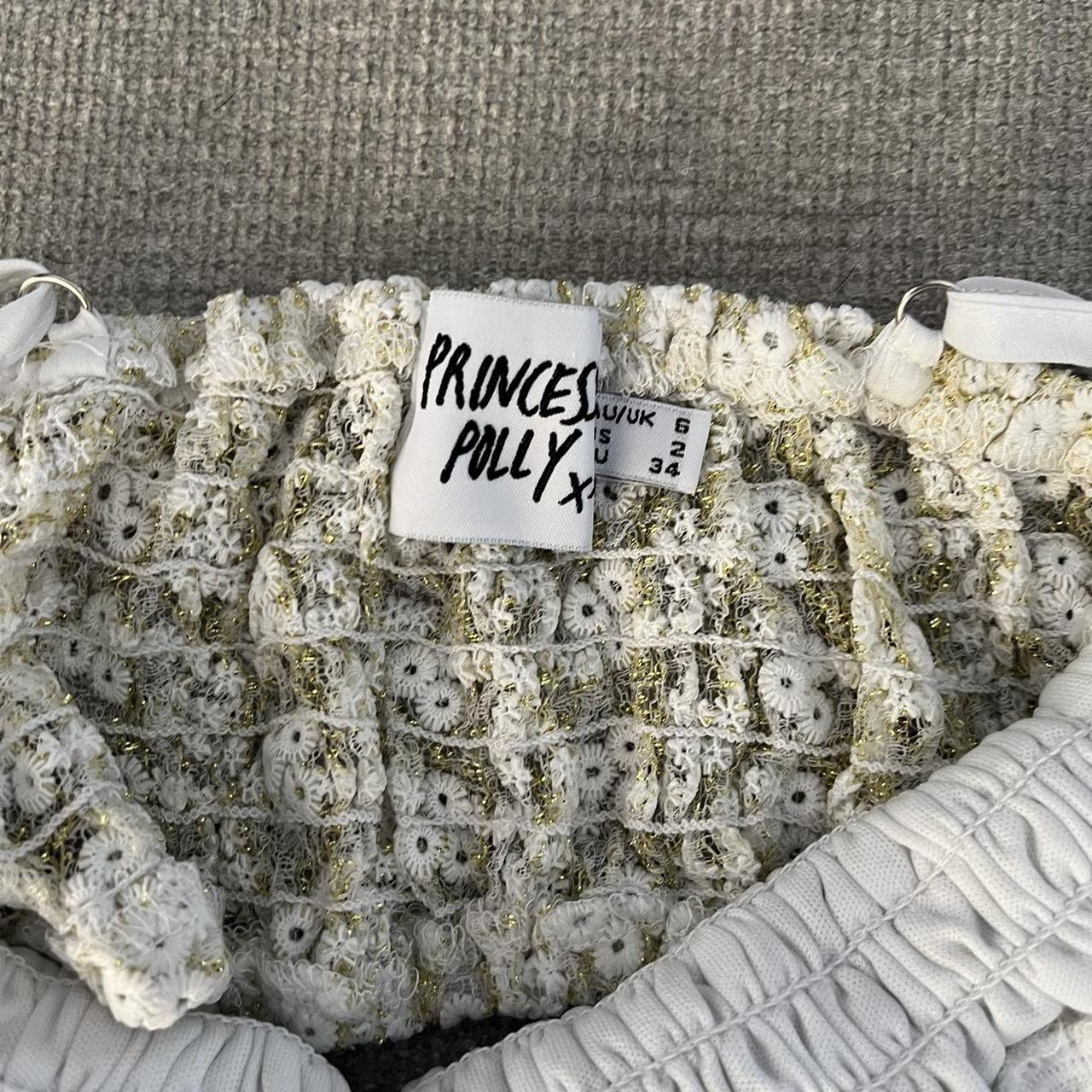 princess poly floral tank - Depop