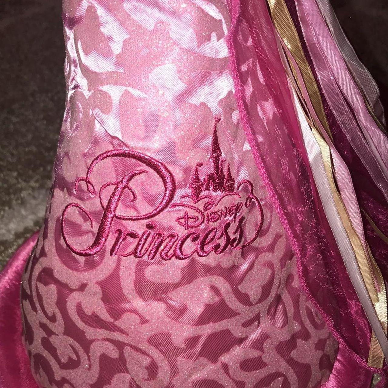 Disney “Princess” Hat Pink Sheer pink fabric with... - Depop