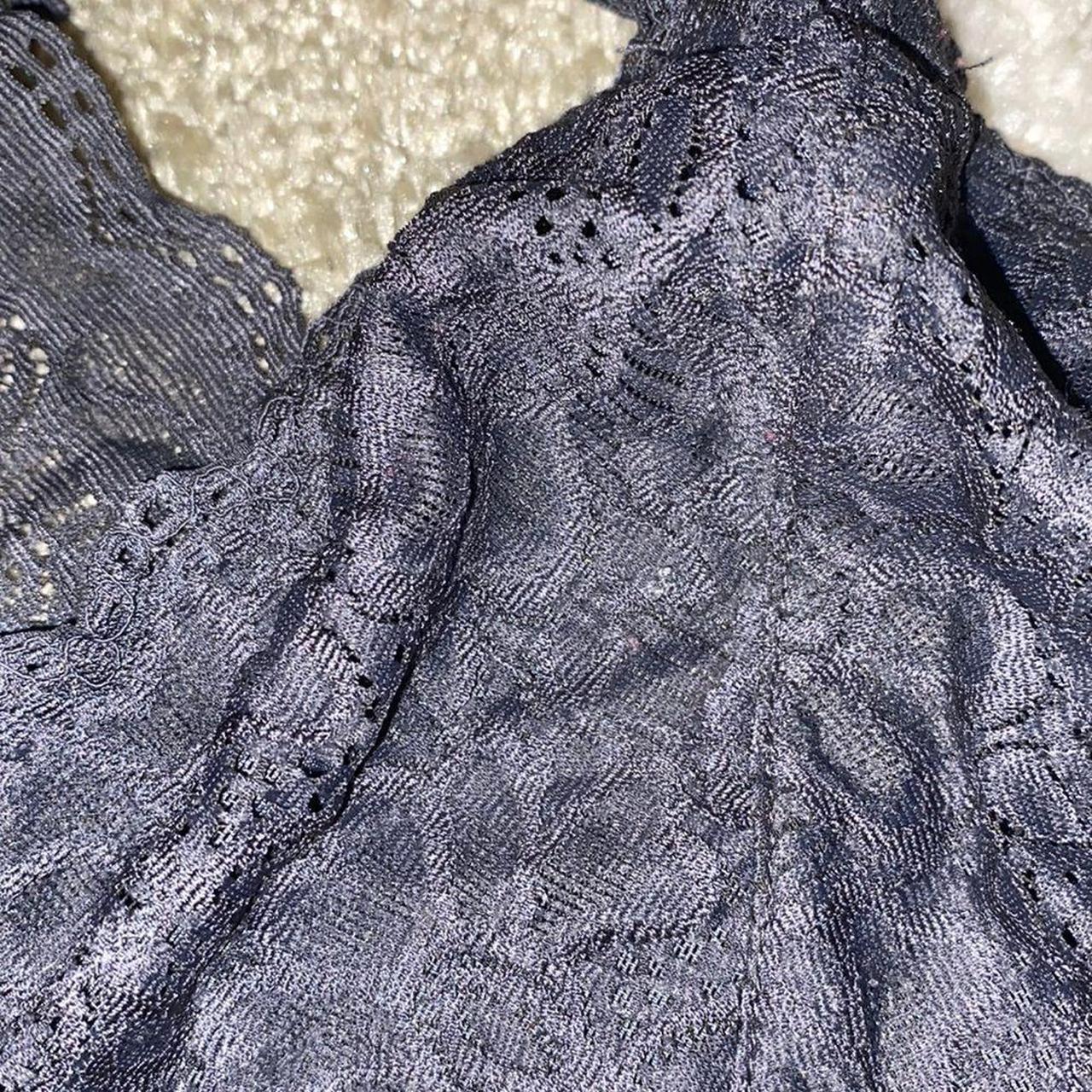 Felons Lingerie Gray Razor Back Bralette Size... - Depop