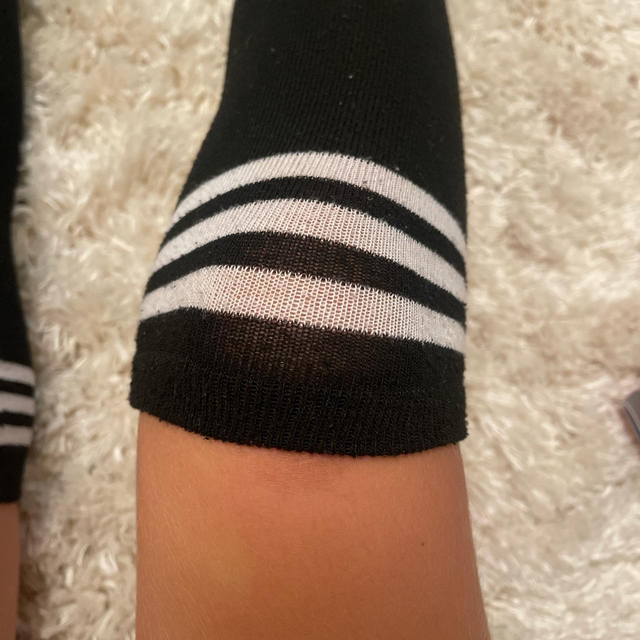 Cute knee high socks #alt #egirl #emo #kawaii... - Depop