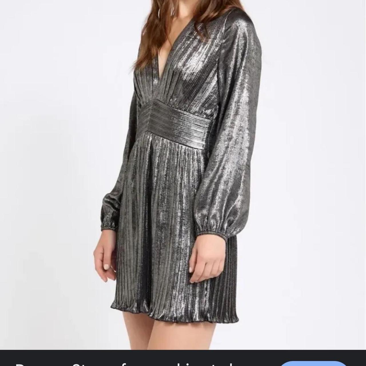 Dunnes Stores Savida (size small) silver metallic... | Depop