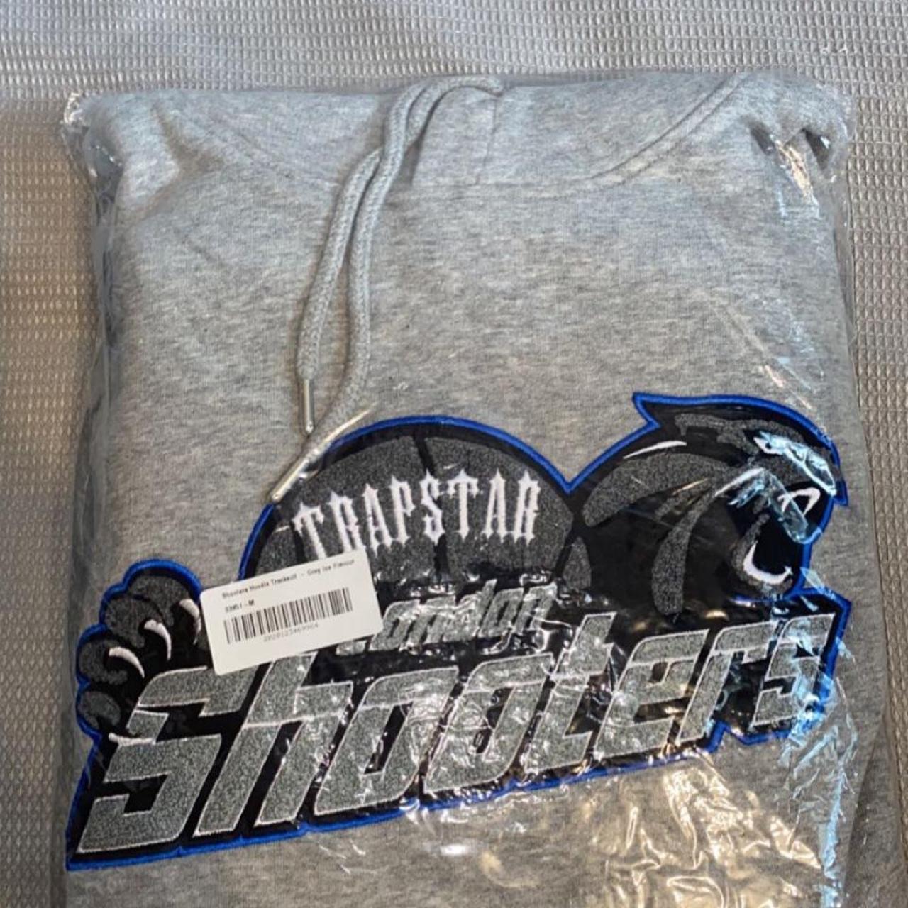 Mens Trapstar shooters tracksuit- grey ice Still in... - Depop