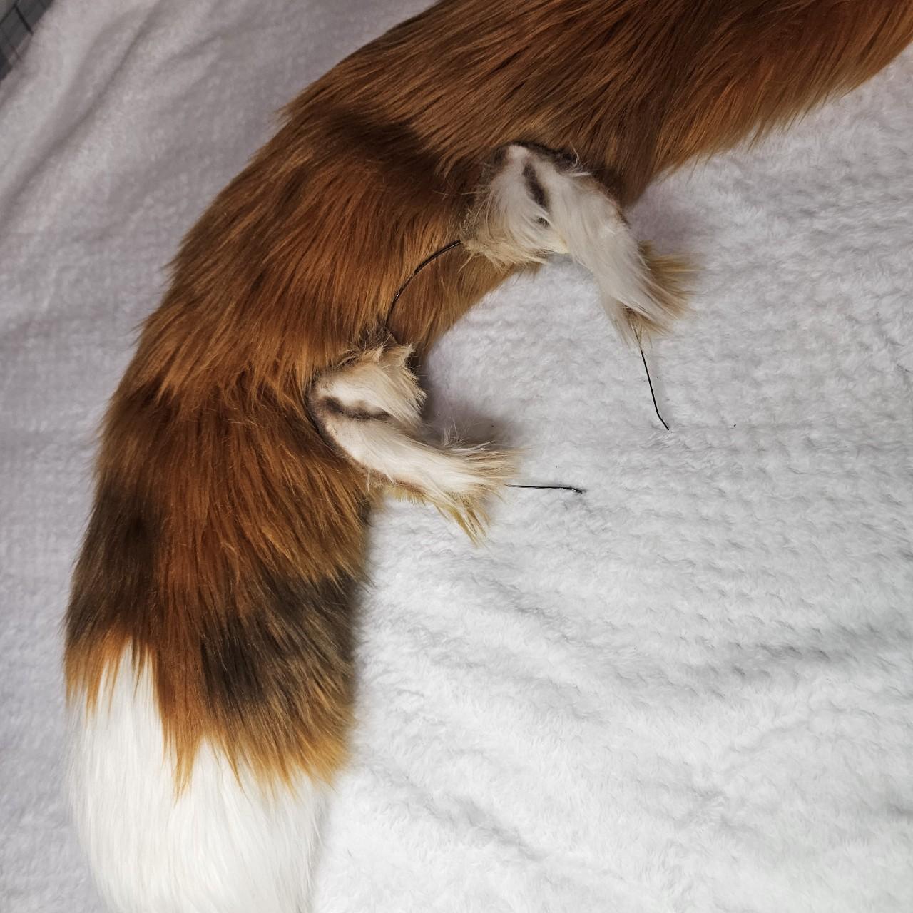 Realistic super fluffy and furry Fox Tail and Ear... - Depop