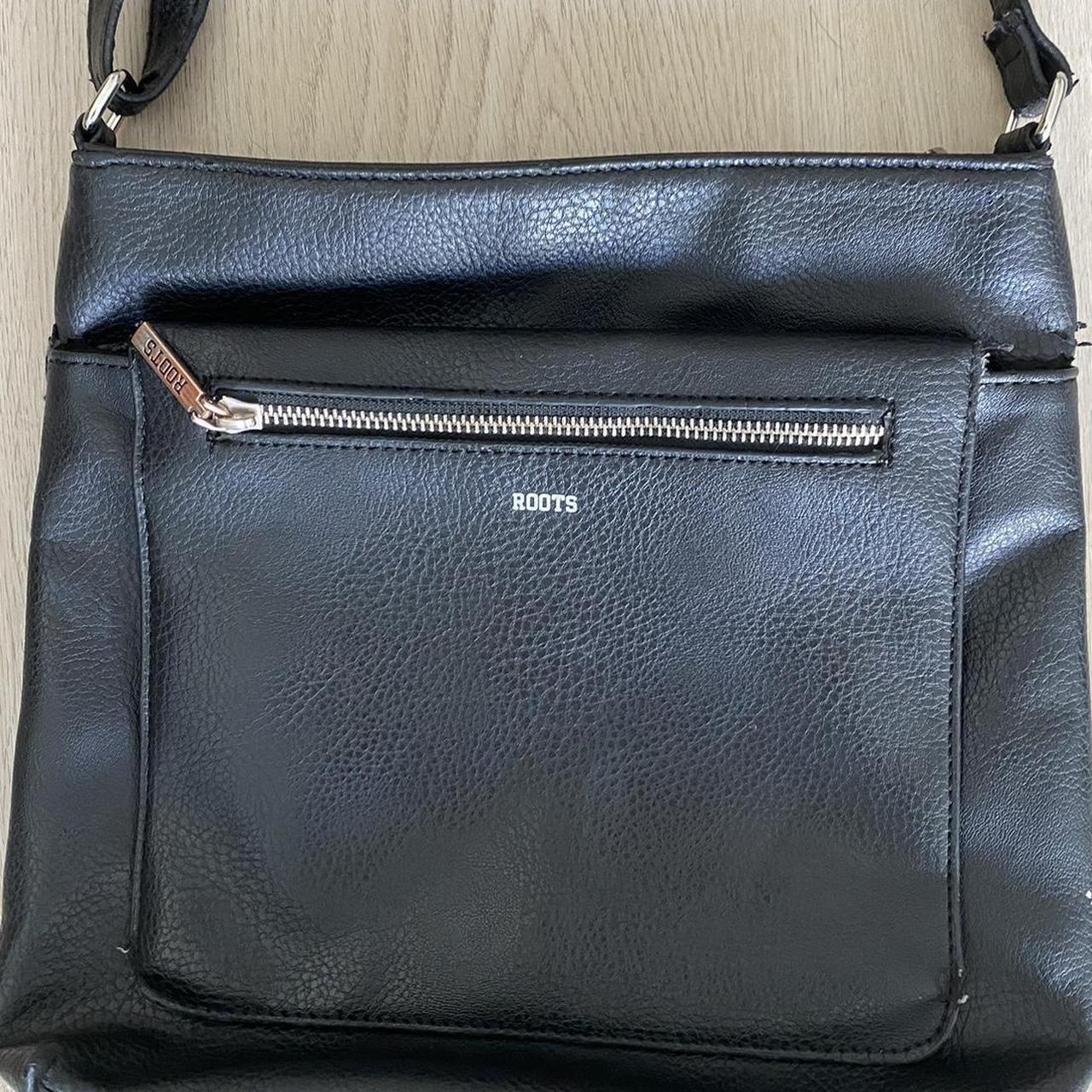 Roots crossbody leather bag Size: OS (small... - Depop