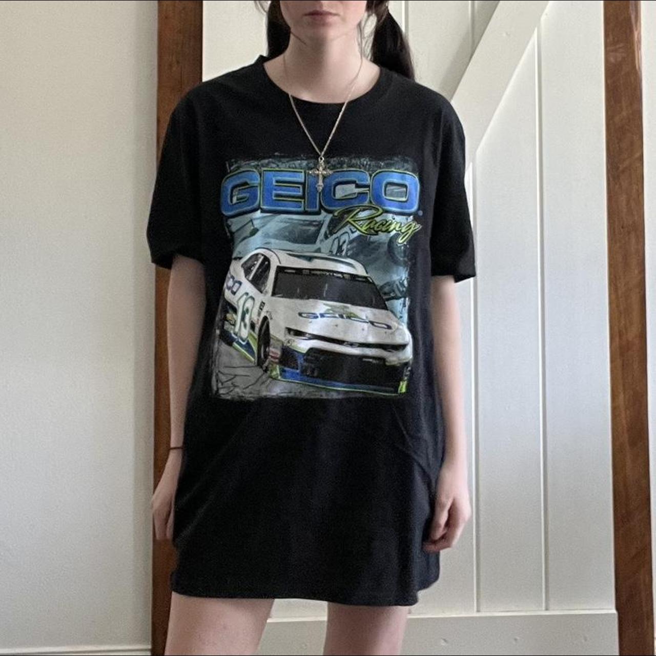 NASCAR Graphic Tshirt From Geico Racing Ty Dillion.... - Depop