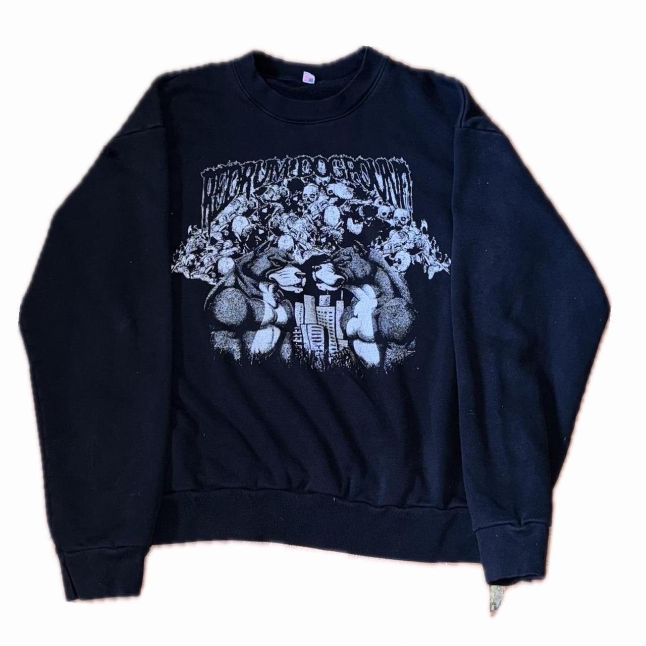 Red rum dog pound apocalypse crew neck got it at the... - Depop
