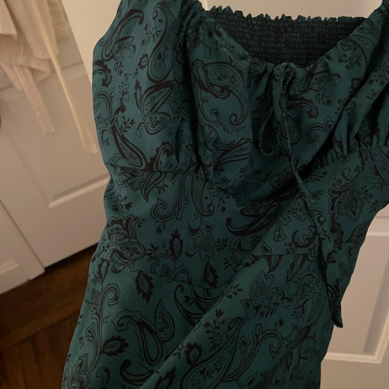 Realisation Par Green floral dress dupe Size m but... - Depop
