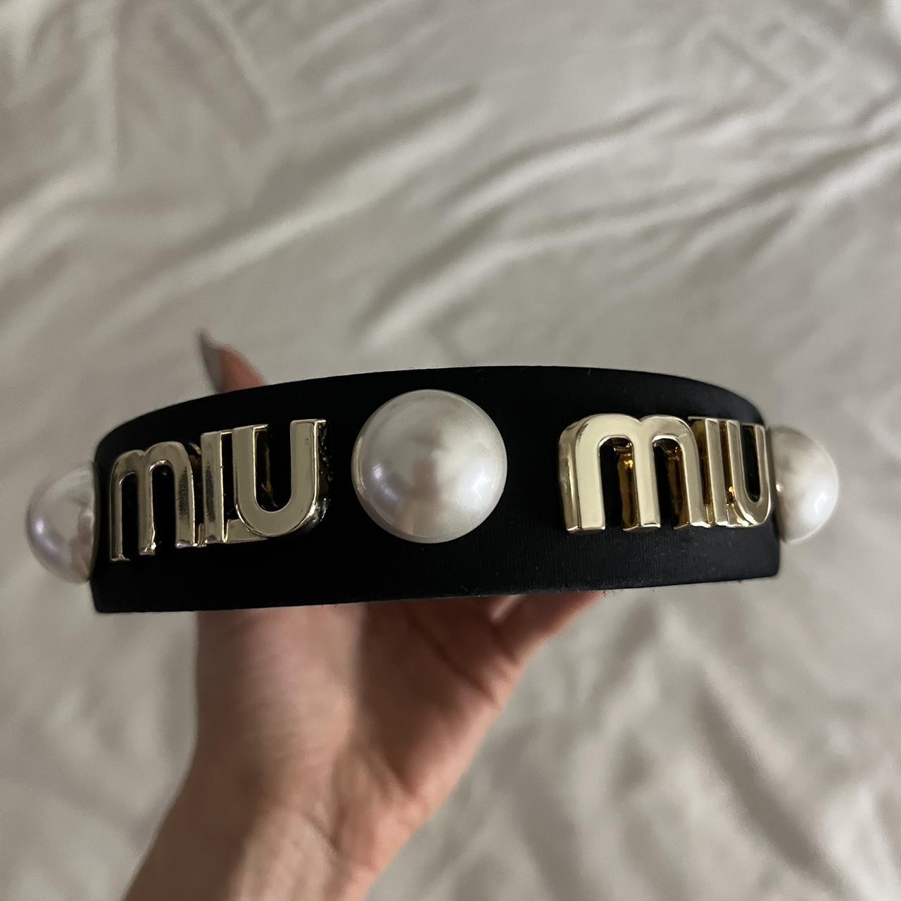 Miu Miu Head Band • Classic and elegant - Depop