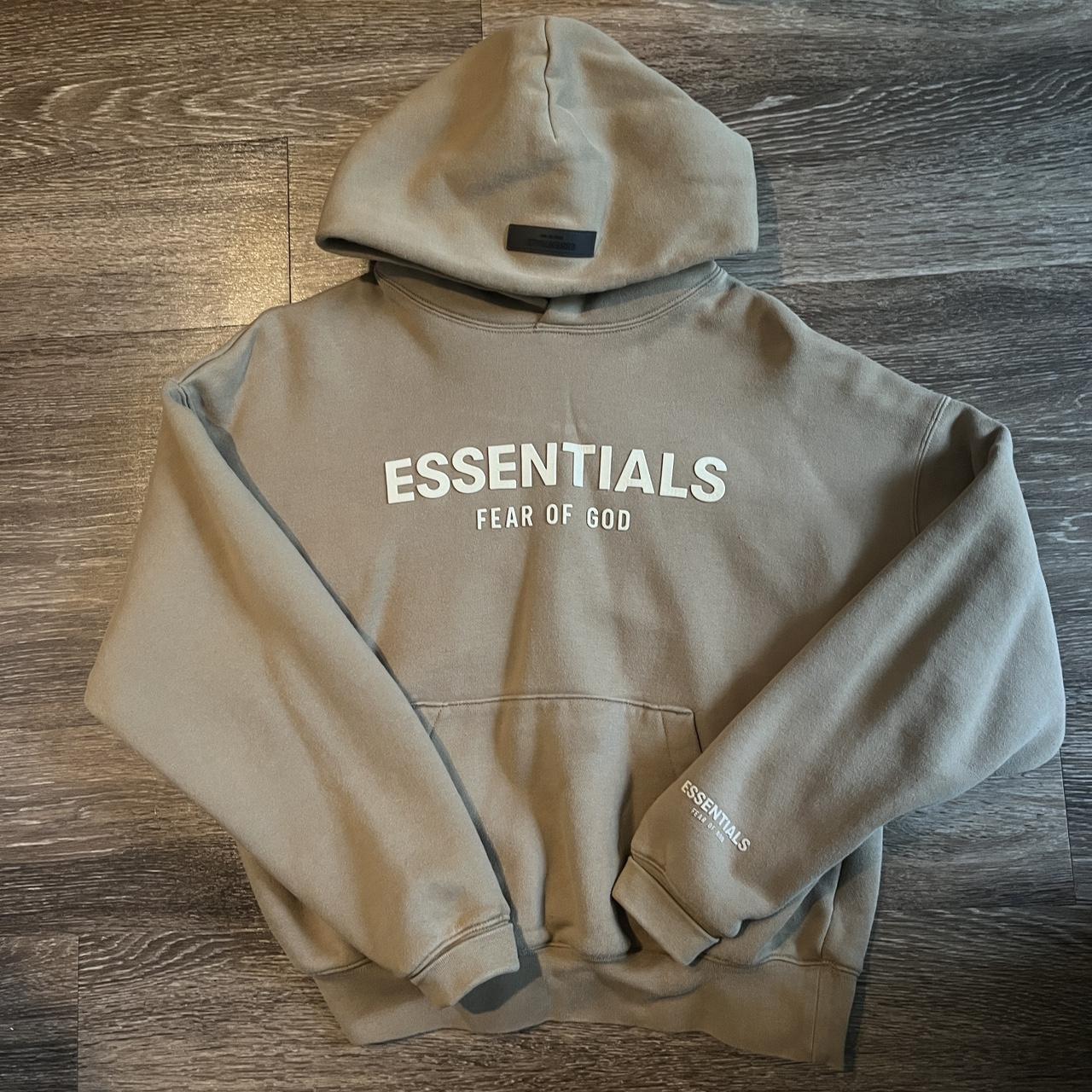 ESSENTIALS HOODIE SIZE XL YOUTH | Depop